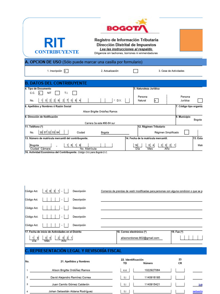Formato RIT | PDF