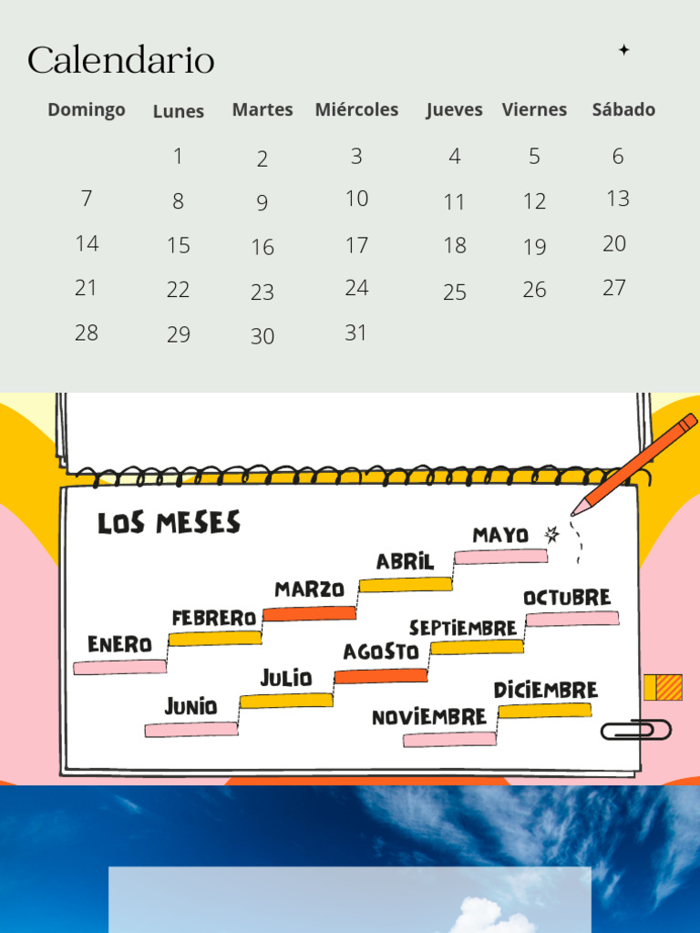 Días, meses y estaciones | PDF