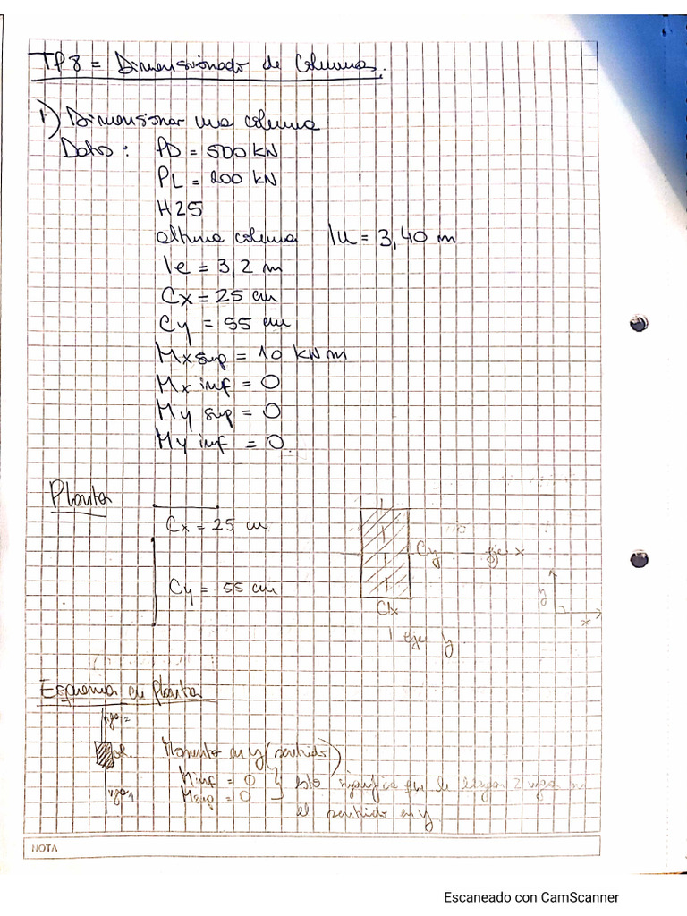 TP8 Dimensionar Columnas | PDF