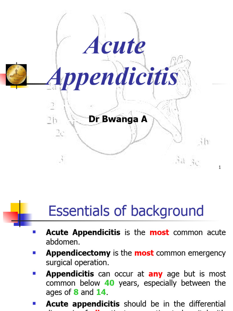 Acute Appendicitis | PDF