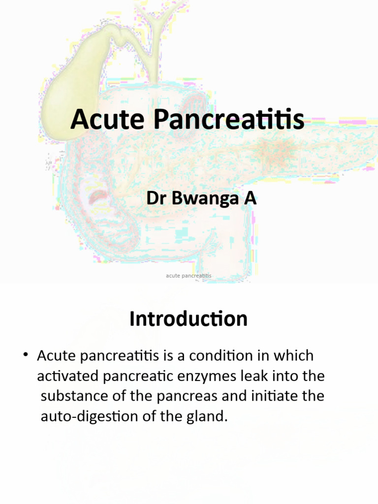 2. Acute Pancreatitis.pptx | PDF