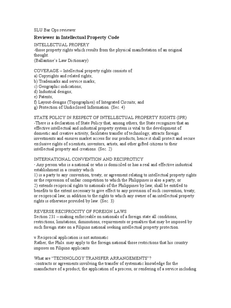 SLU Intellectual Property Reviewer | PDF | Patent Application ...