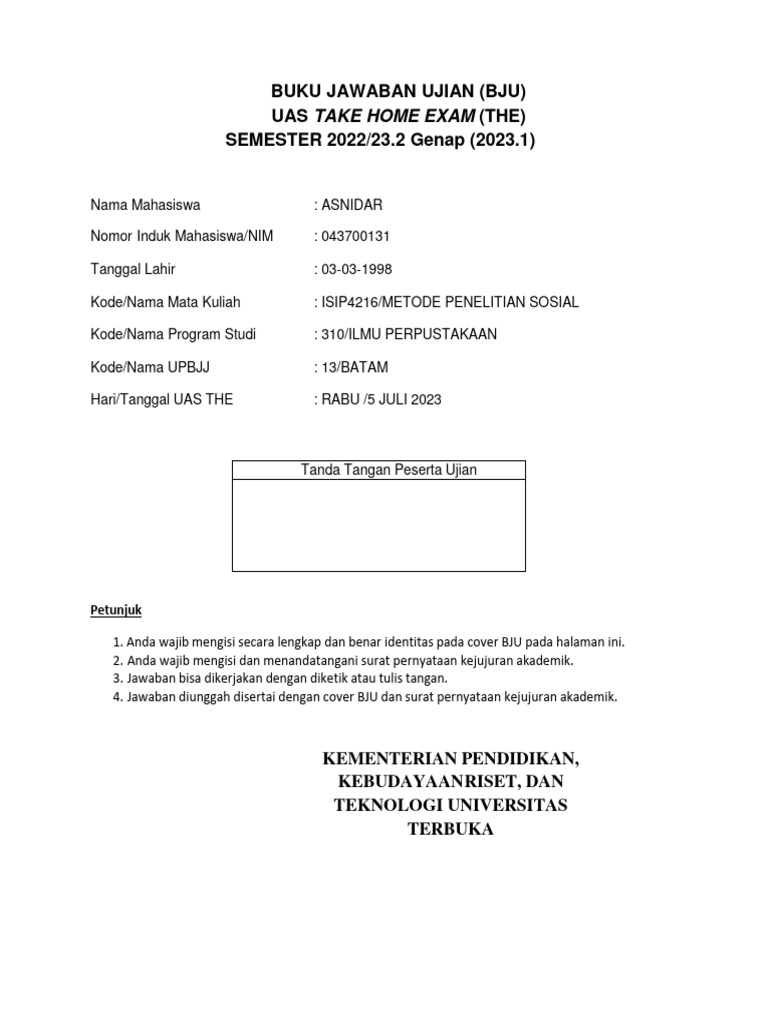 Uas The Isip4216 | PDF