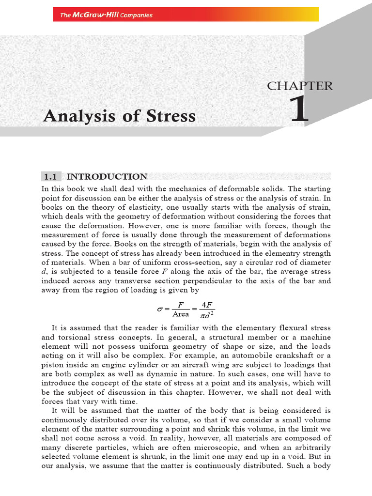 2.1 - STRESS ANALYSIS | PDF