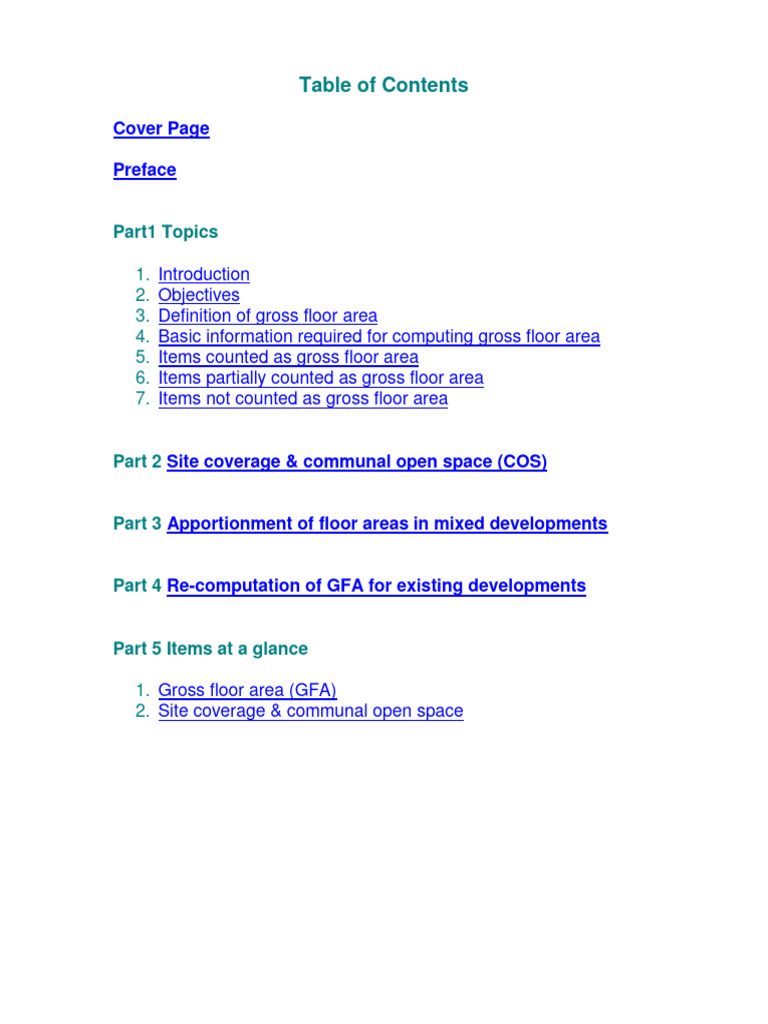 URA Handbook on Gross Floor Area | PDF | Environmental Design ...