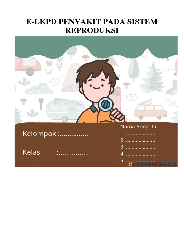 Edit LKPD Supervisi Materi Penyakit Reproduksi | PDF