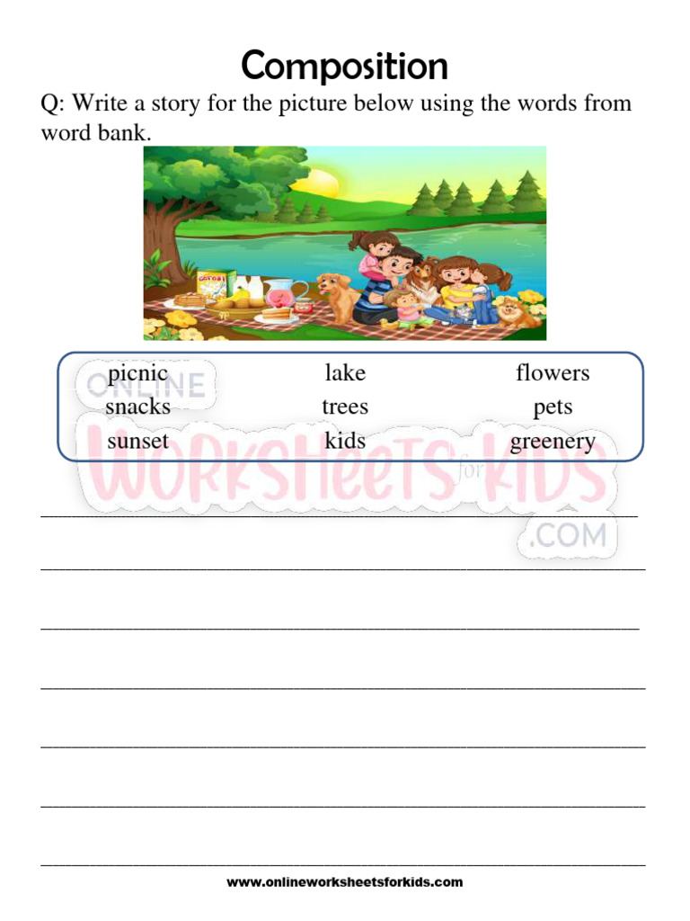 Composition Worksheets For Grade 1-1 | PDF