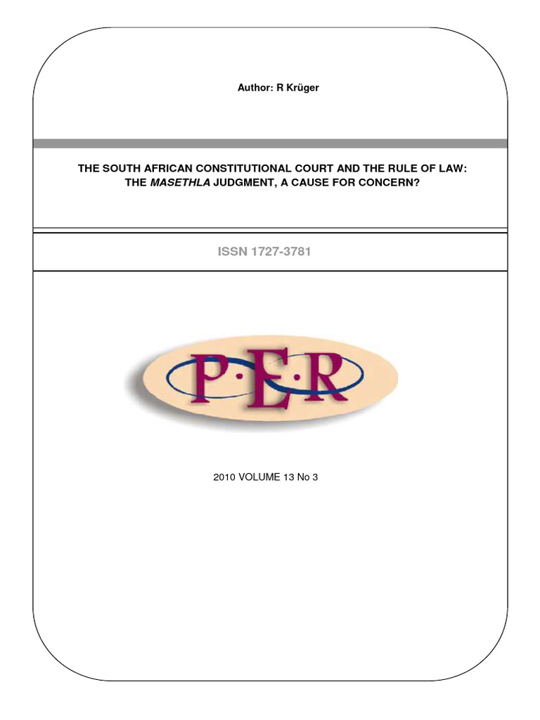 Legality and The Rule of Law | PDF