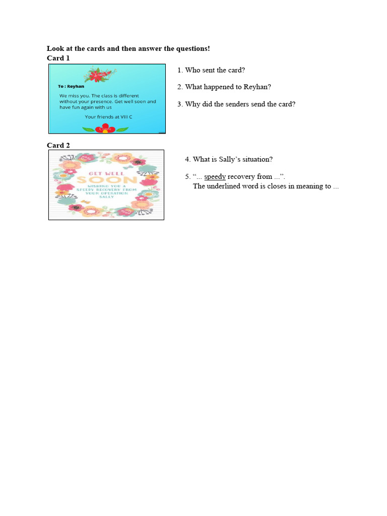 Card Questions and Answers Guide | PDF