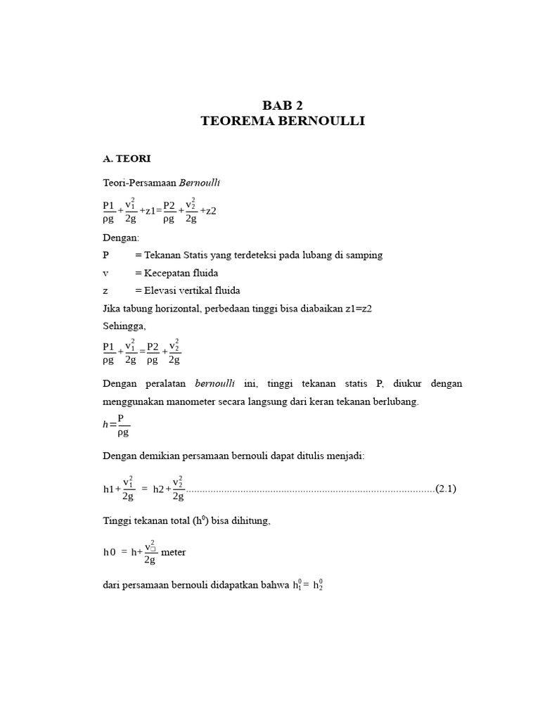 Modul Bernoulli | PDF