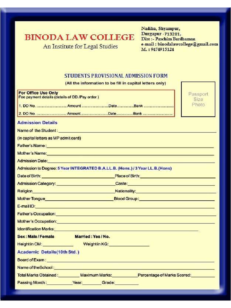 BLC - FORM (1) | PDF