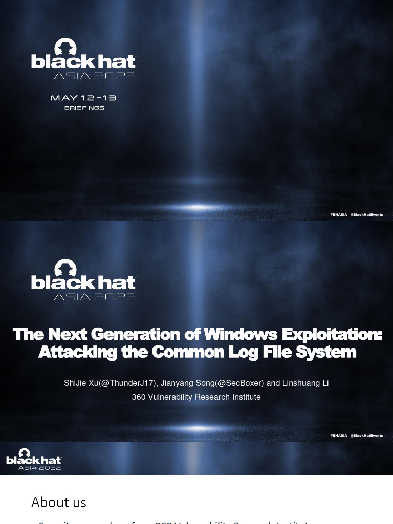 Windows CLFS Exploitation Techniques | PDF