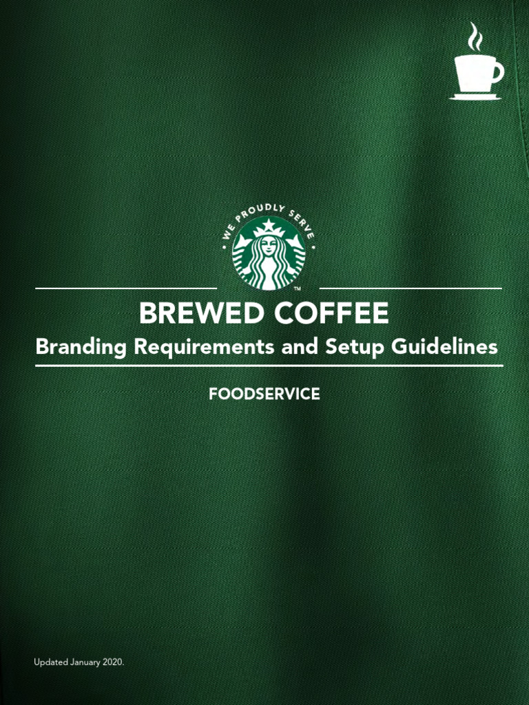 WPS Brewed Coffee Requirements and Setup Guide | PDF