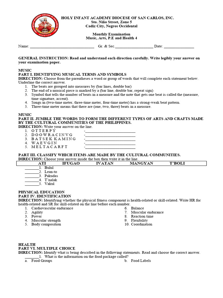 Mapeh 4 | PDF | Food Energy | Nutrition Facts Label
