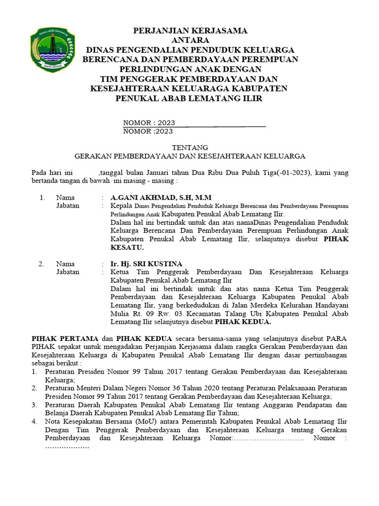 Format Pks PKK Terbaru | PDF