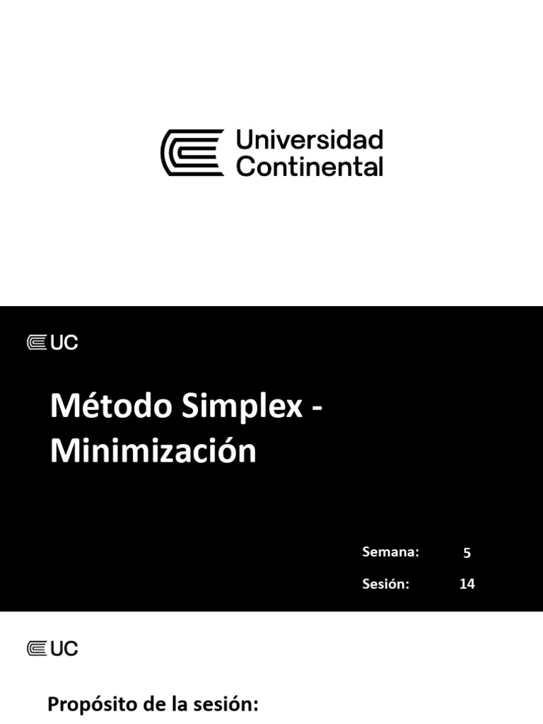 Método Simplex Minimización | PDF