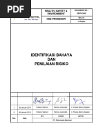 HSE PLAN. Contoh | PDF