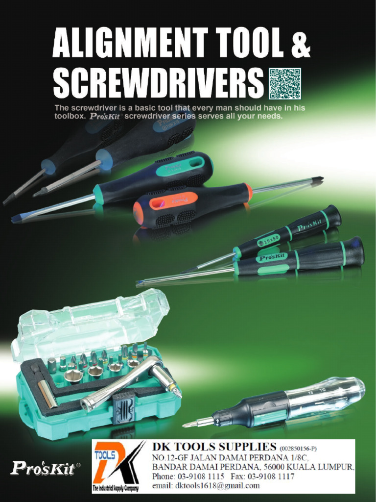 PROSKIT ALIGNMENT TOOL AND SCREWDRIVER | PDF