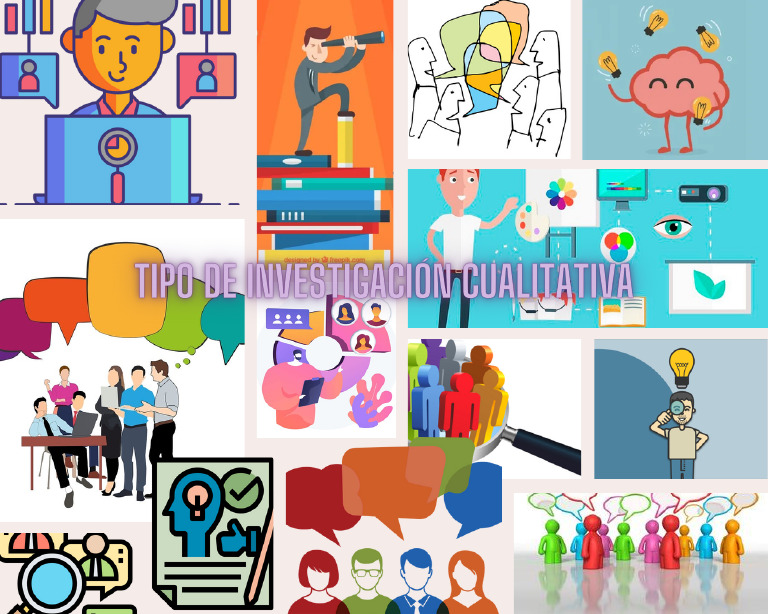 Collage Tipos de Investigación Cualitativa | PDF
