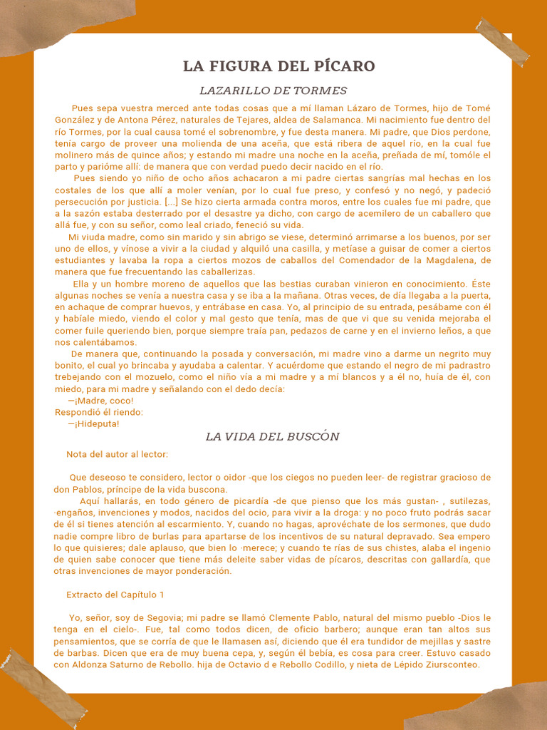 El Pícaro Andaluz | PDF | Estereotipos