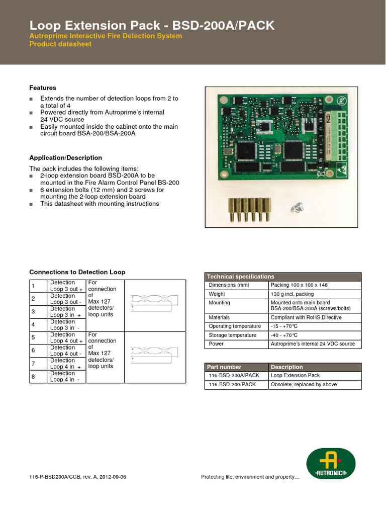Loop-Extension-BSD200A_PACK | PDF