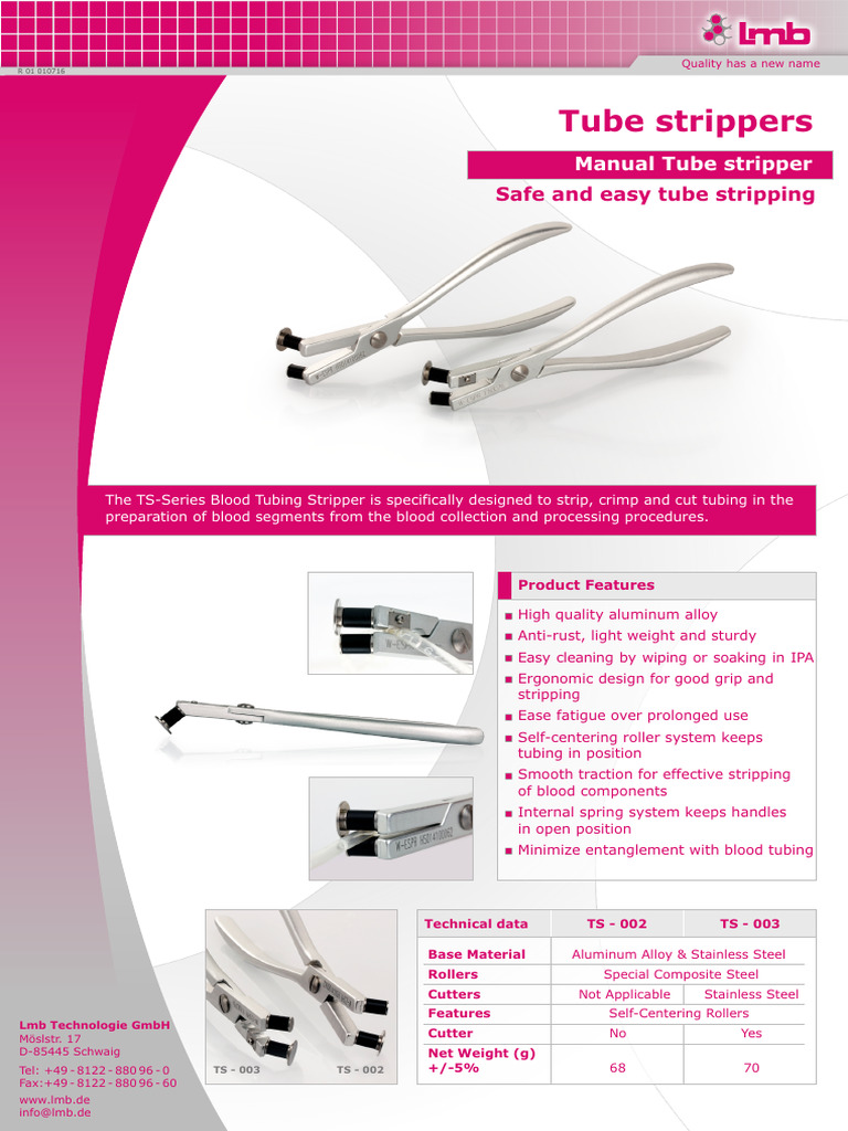 Hand Tube Stripper | PDF