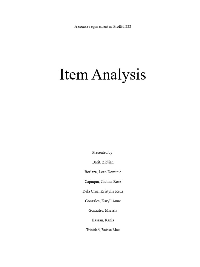 Course Requirement in ProfEd 222 Group 3 | PDF