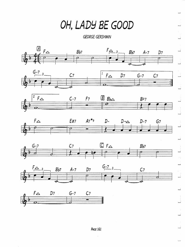 Lady Be Good | PDF