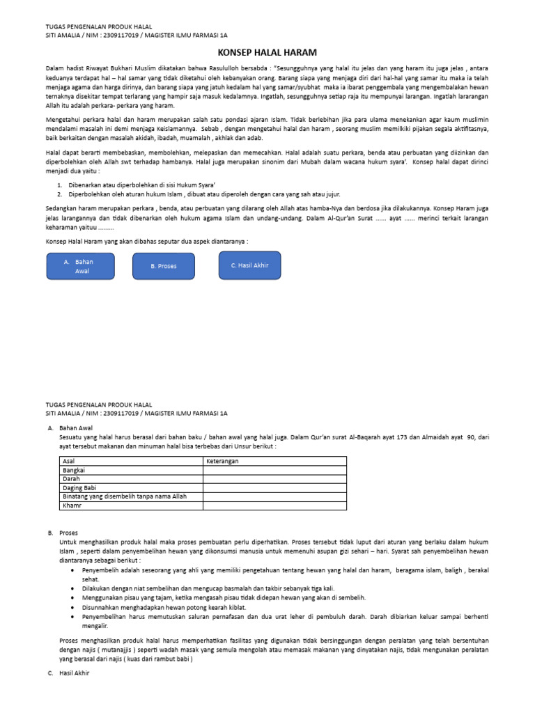 Konsep Halal Haram | PDF