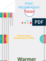 TOEIC® Test Part 7: Reading Comprehension | PDF | Reading Comprehension ...