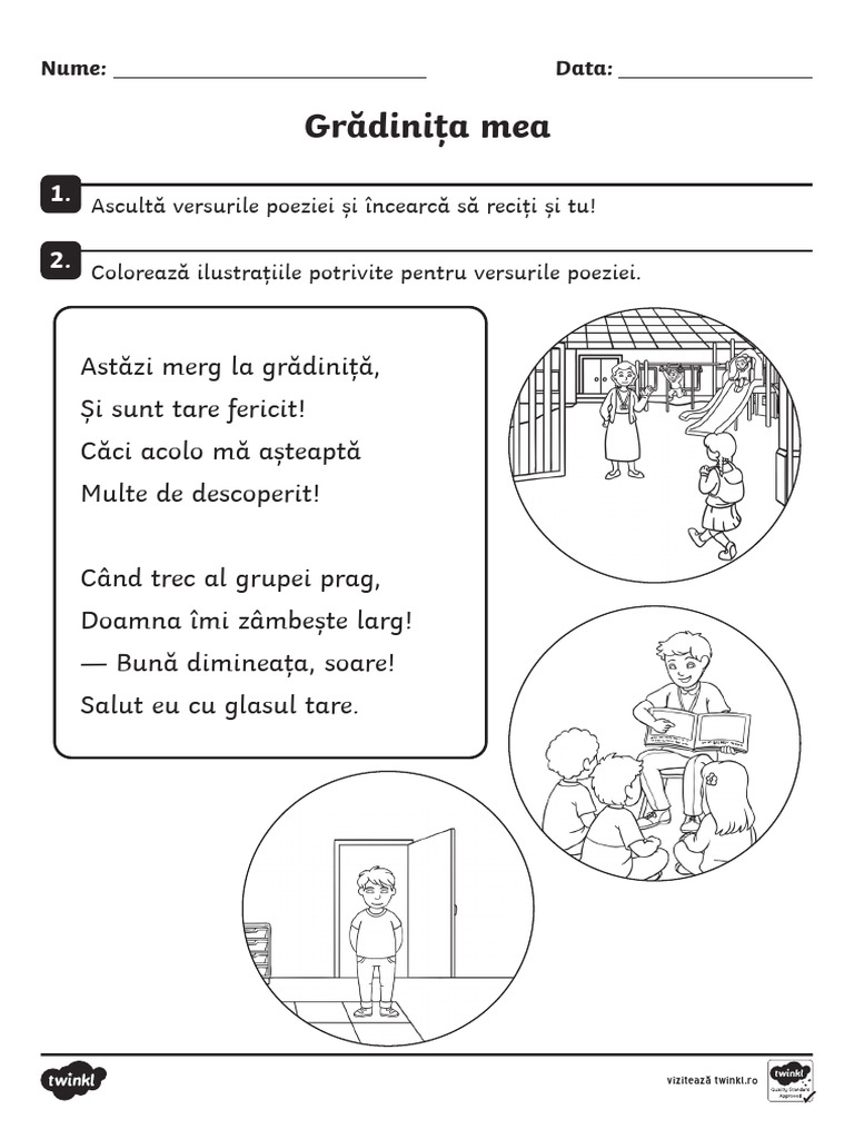 Gradinita Mea - Poezie | PDF