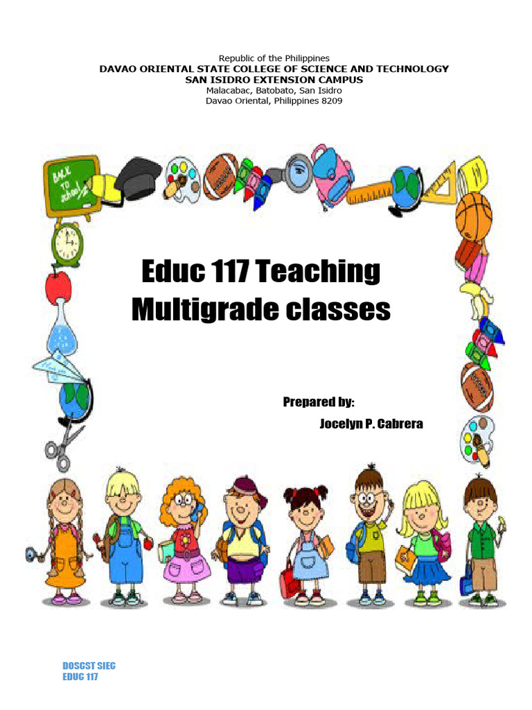Educ 117 Module (Lesson 1 and 2) | PDF | Teachers | Schools