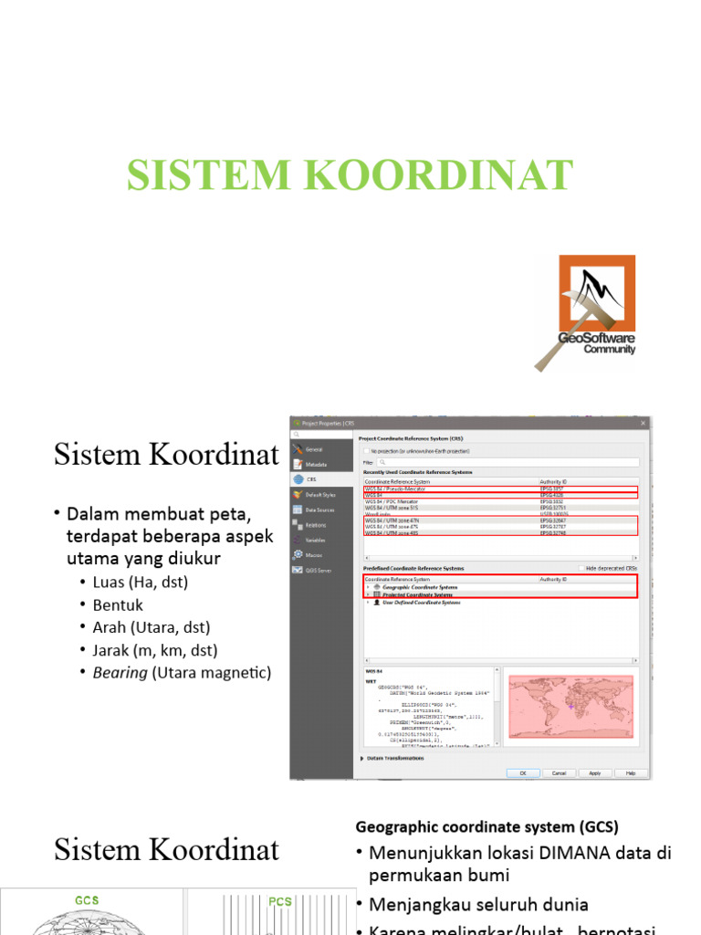 Sistem Koordinat | PDF
