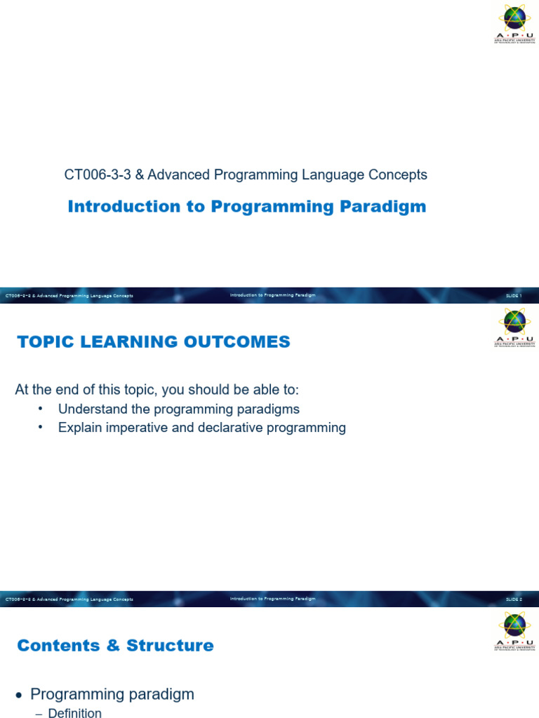 1 Introduction Programmingparadigm Pdf