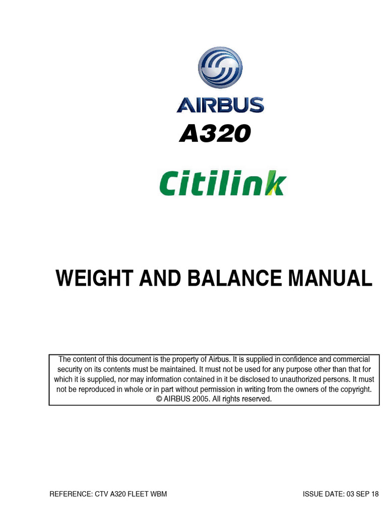 Weight & Balance Manual | PDF