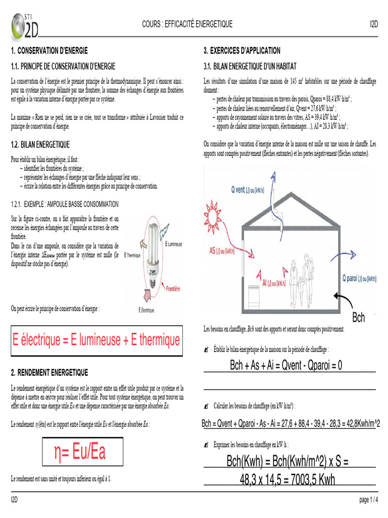 Efficacite Energetique | PDF