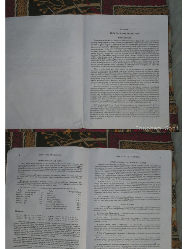 Estimation and Costing by B N Dutta | PDF