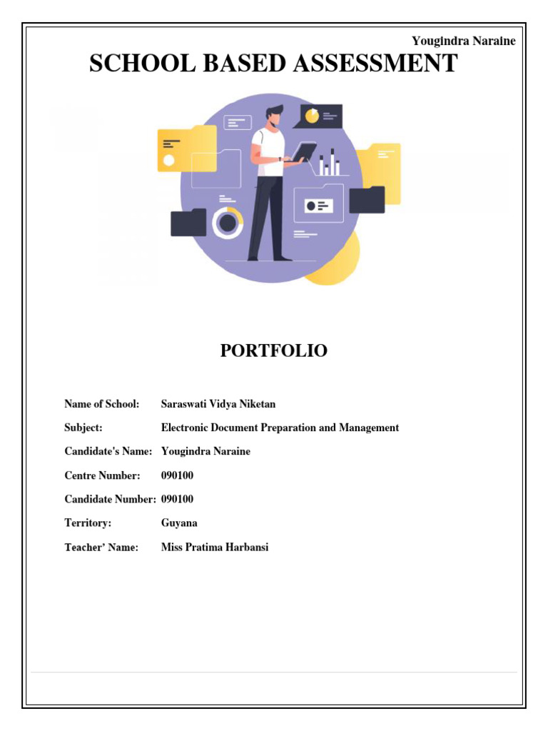 EDPM - School Based Assessment (Portfolio) - YougindraN | PDF
