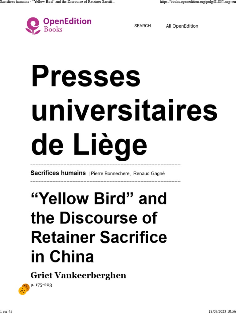 Yellow Bird and The Discourse of Retainer Sacrifice | PDF ...