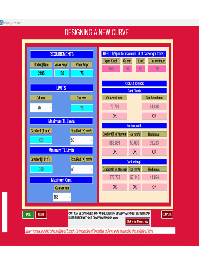 Br 70 curve IRICEN Software | PDF