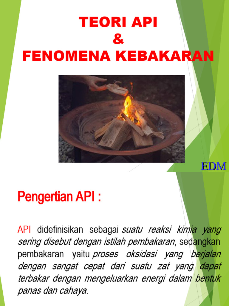 Teori Api & Anatomi Kebakaran | PDF