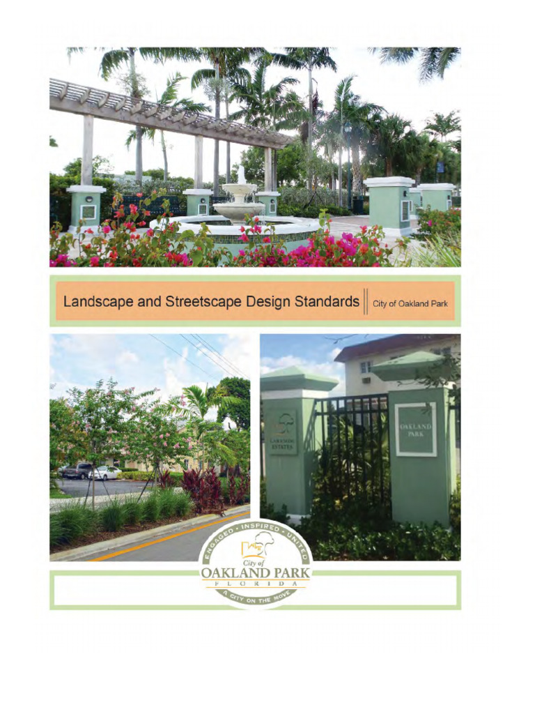 Landscape and Streetscape Standards 2016 | PDF | Technology & Engineering