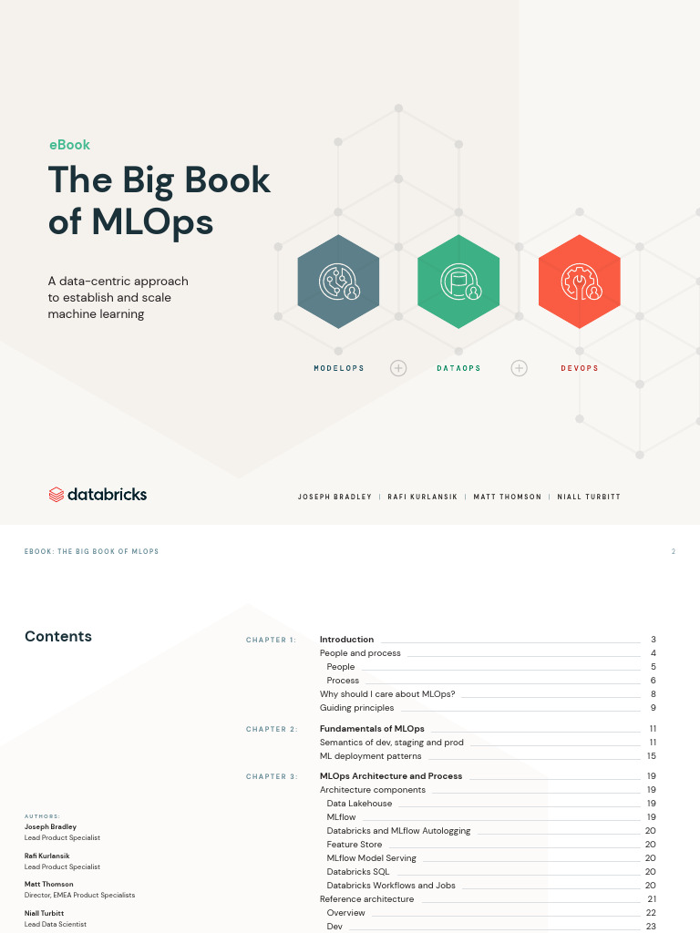 The Big Book of Mlops | PDF | Machine Learning | Artificial Intelligence