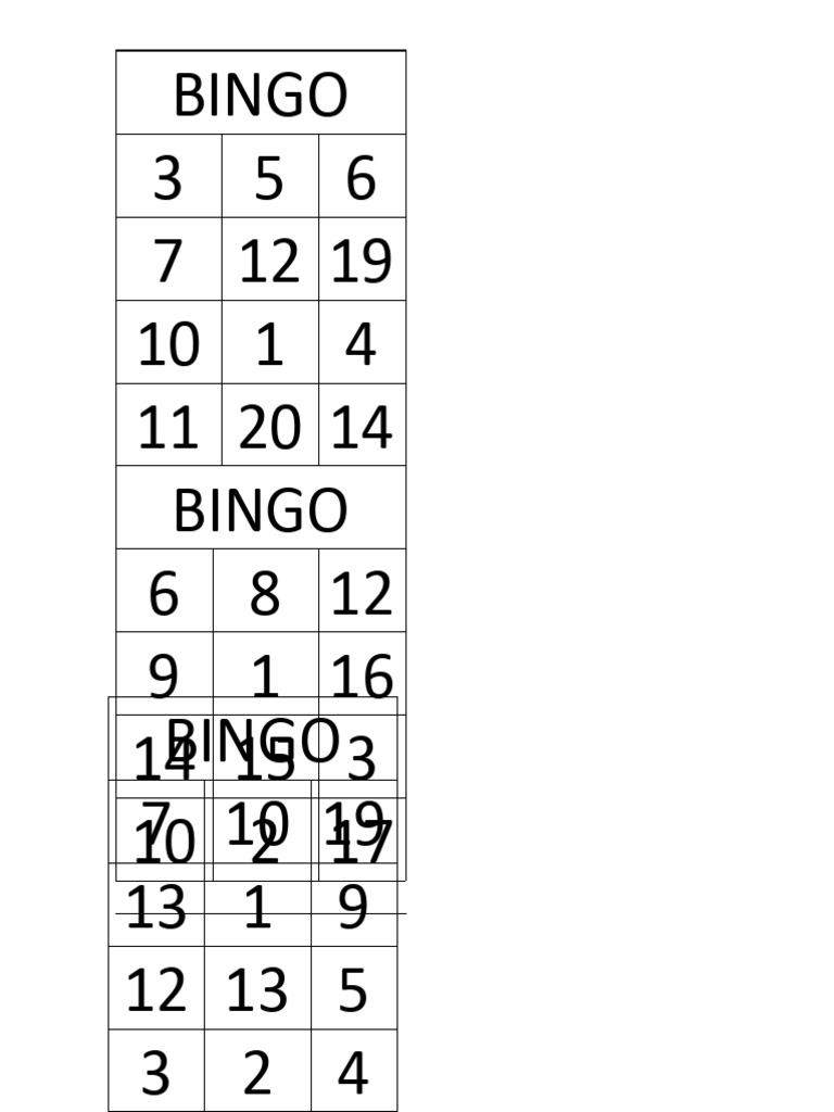 Bingo Basico | PDF | Games & Activities