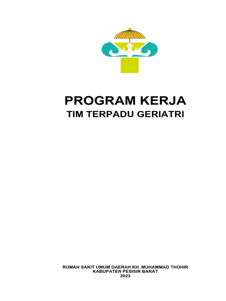 Program Kerja Geriatri | PDF