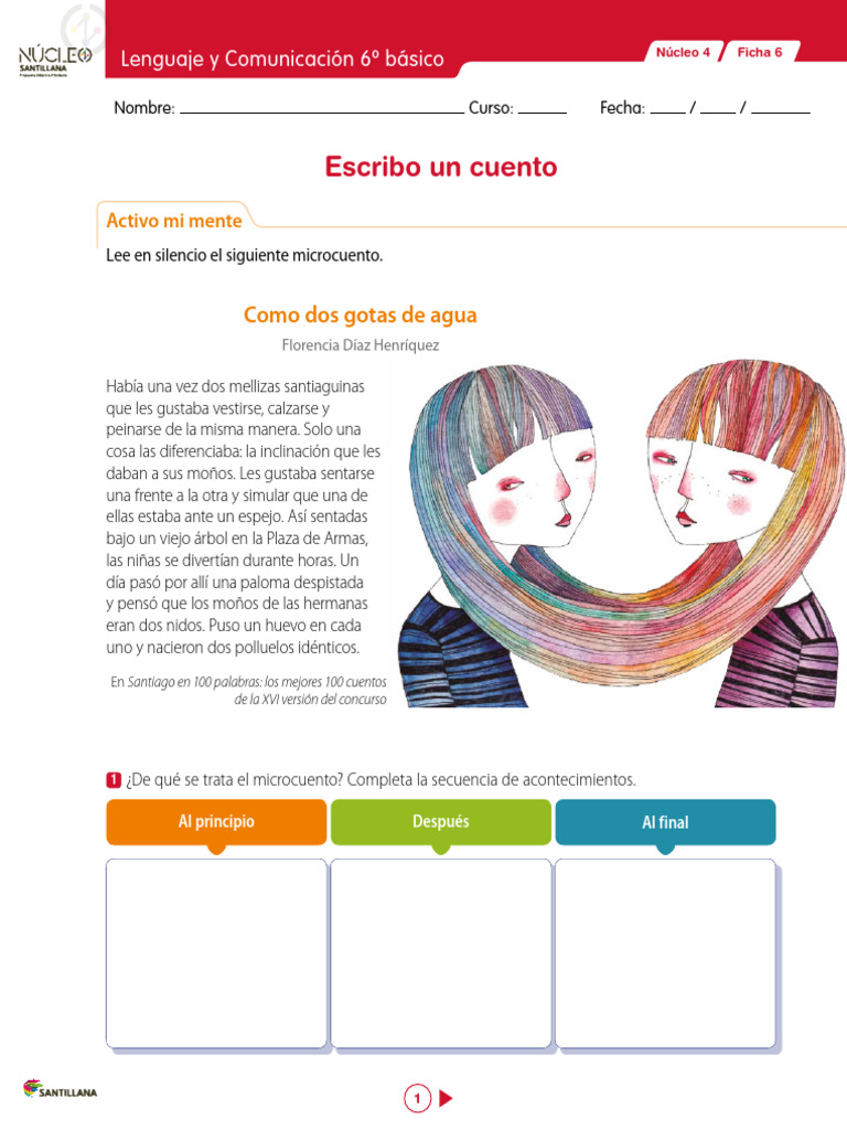 Descripción de Un Texto Narrativo | PDF | Narración | Arboles