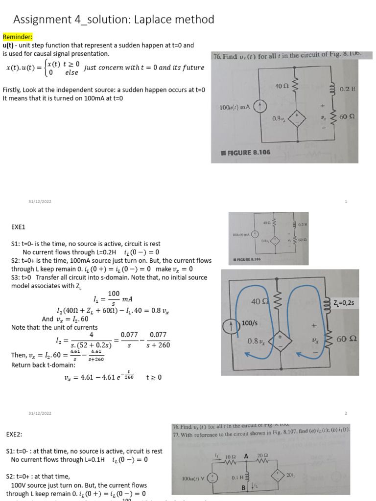 Assigment 4 - LT - Solutions | PDF