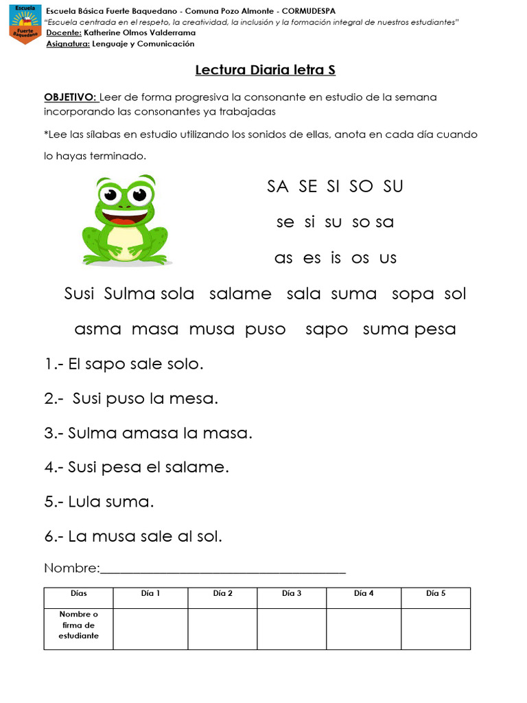 Sa Se Si So Su Se Si Su So Sa As Es Is Os Us Susi Sulma Sola Salame ...