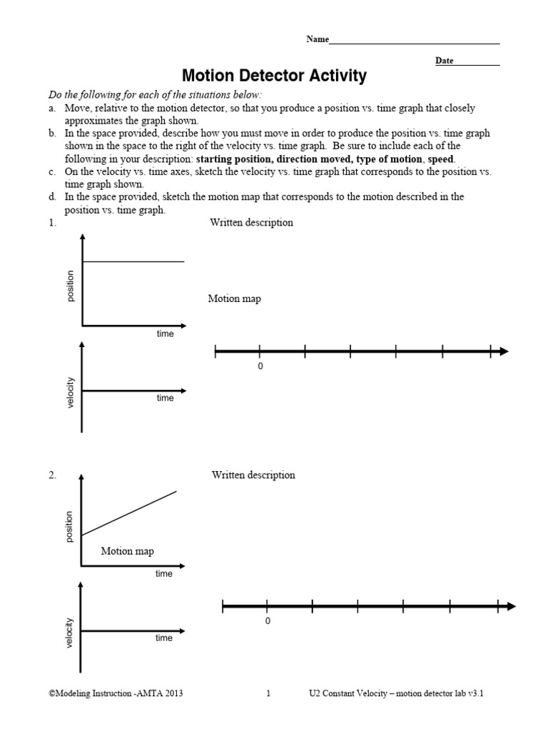 03 - U2 Motion Detector Lab | PDF