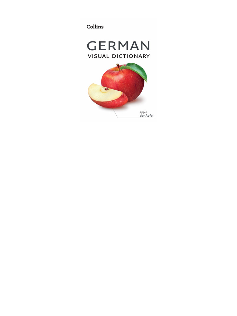 Collins German Visual Dictionary | PDF